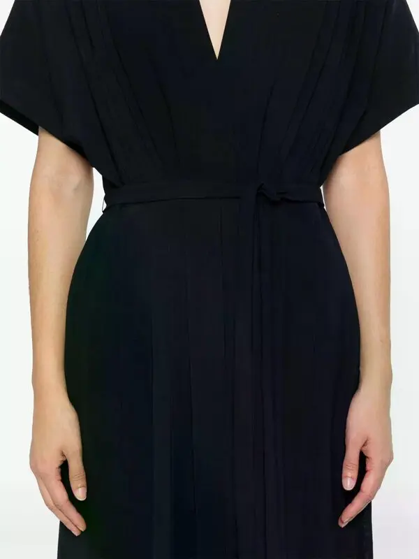 JOSEPH Sofia Pleated Jumpsuit - Blue