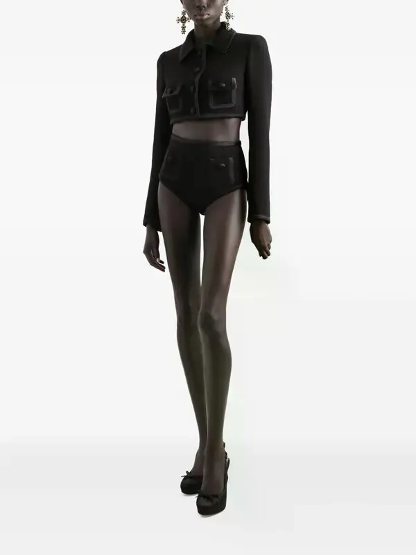 Dolce & Gabbana Button-up Cropped Jacket