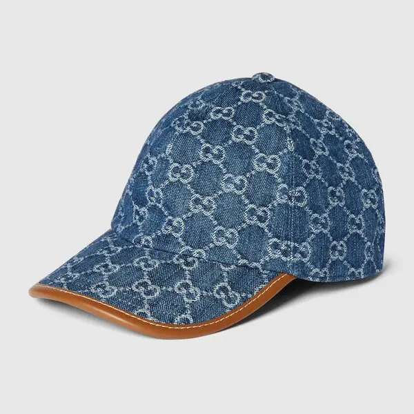 Gucci Gg Denim Baseball Hat