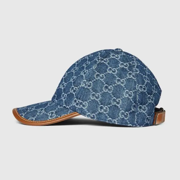 Gucci Gg Denim Baseball Hat