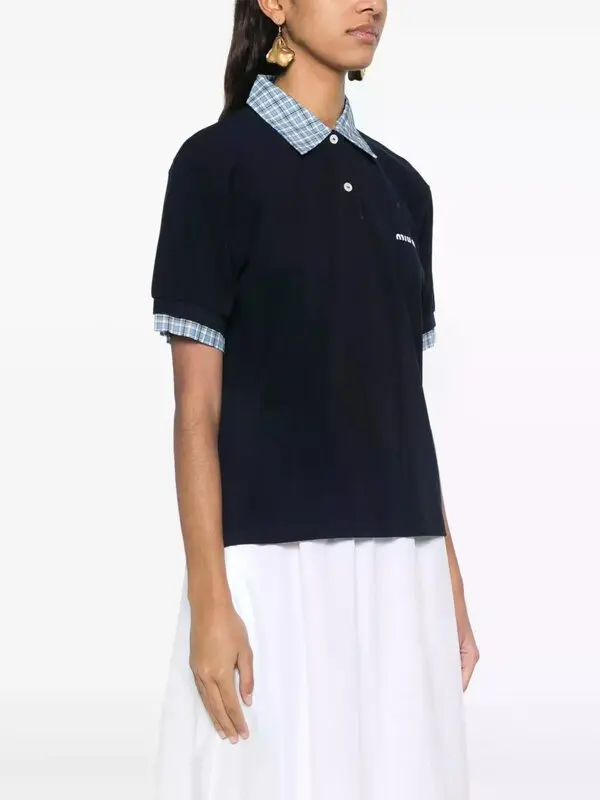 Miu Miu Layered-effect Polo Shirt