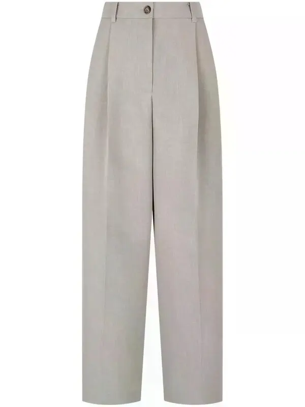 STUDIO TOMBOY Pintuck-detail Wide-leg Trousers