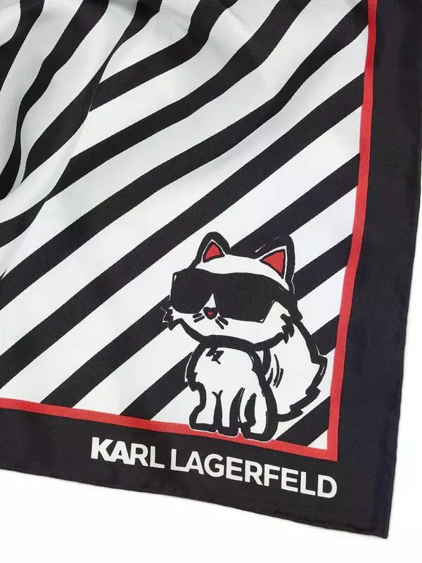 Karl Lagerfeld Ikon Silk Scarf