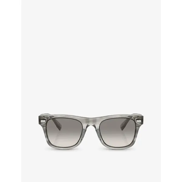 Brunello Cucinelli Pillow-frame Sunglasses - Grey