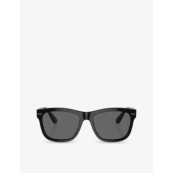 Brunello Cucinelli Pillow-frame Sunglasses - Black