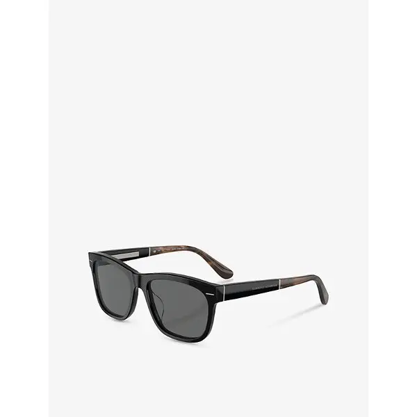 Brunello Cucinelli Pillow-frame Sunglasses - Black