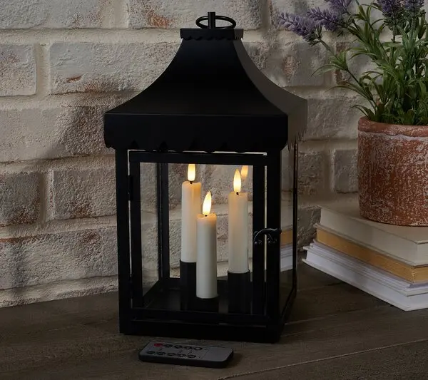 HOME REFLECTIONS Indoor/outdoor Flameless Spring Lantern - One-color