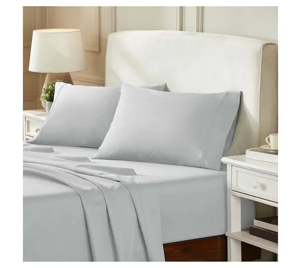 SUPERIOR Egyptian Cotton 850-tc Solid Bed Sheet Set, Queen - One-color