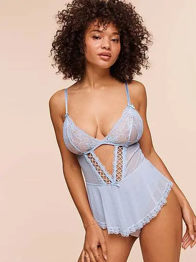 Victoria's Secret Adore Me Eleanor Teddy - Blue