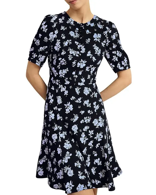 HOBBS LONDON Rydall Floral Print Dress