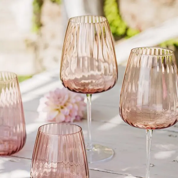 VIETRI Francesca Wine Glass - Blush
