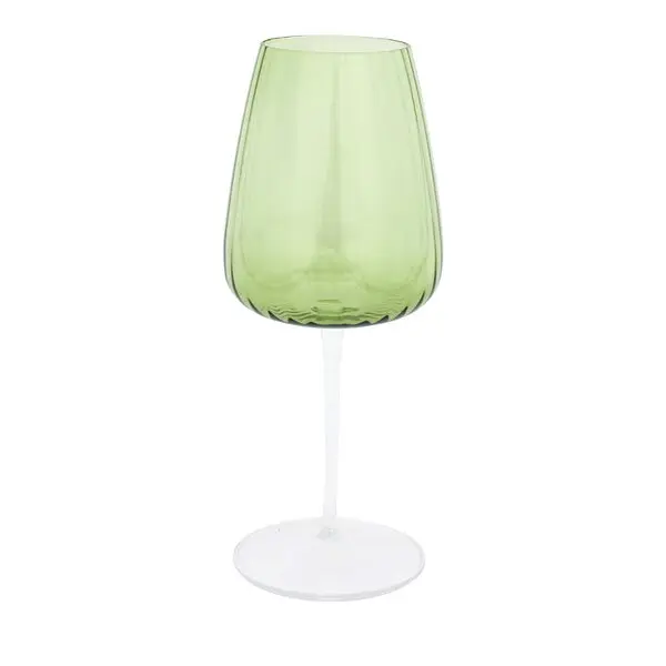 VIETRI Francesca Wine Glass - Green