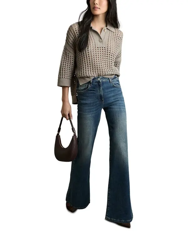 REISS Reika Polo Sweater