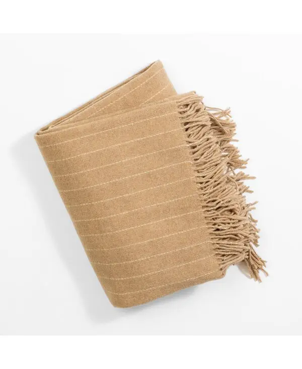 Cozy Earth Florence Throw Blanket - Brandy