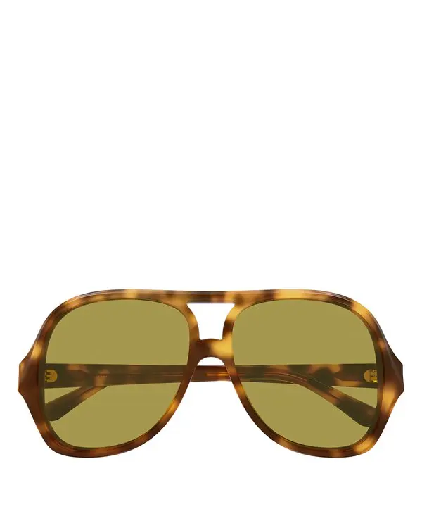 Chloé Salome Navigator Sunglasses - Avana