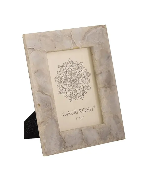 GAURI KOHLI Cherish Agate Picture Frame - Beige