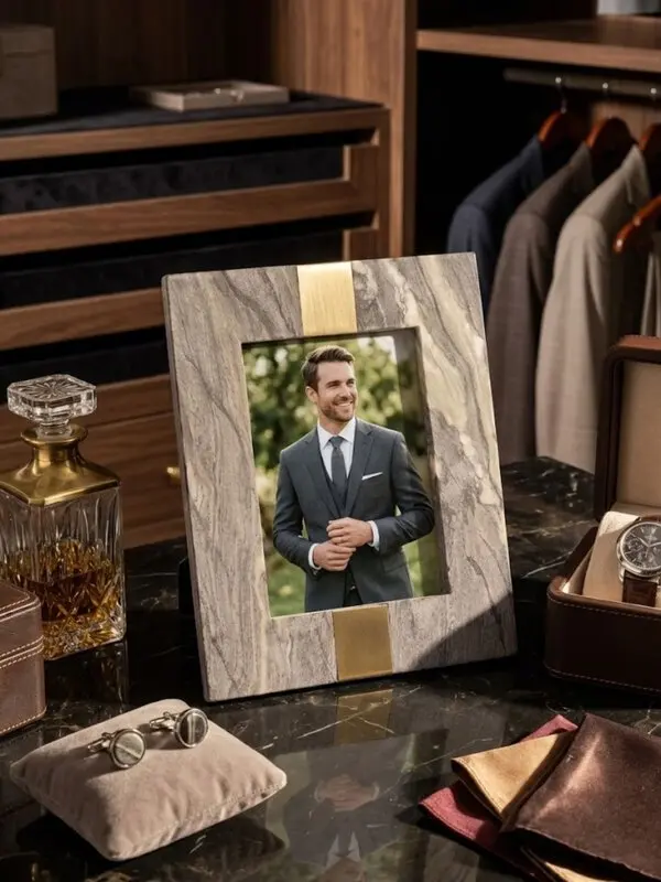 GAURI KOHLI Skye Onyx Picture Frame