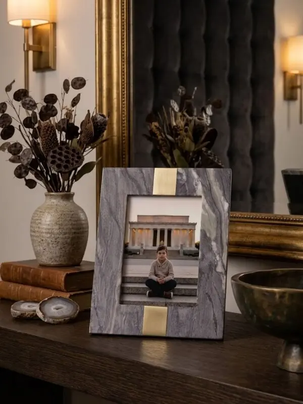 GAURI KOHLI Skye Onyx Picture Frame