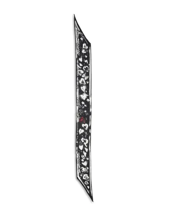 Zadig&Voltaire Jessie Love Silk Scarf - Black