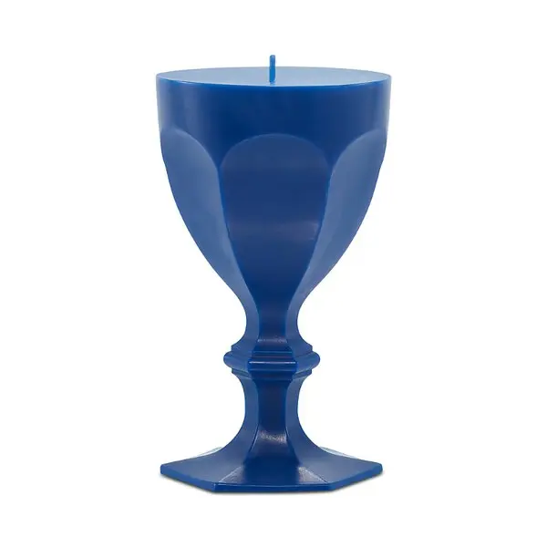 THE MARTHA, BY BACCARAT Harcourt Glass Candle, 24.64 Oz - Blue