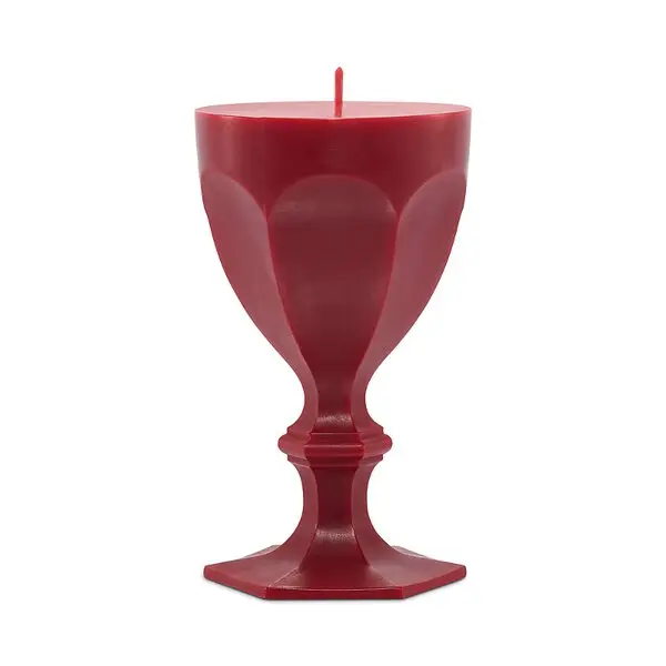 THE MARTHA, BY BACCARAT Harcourt Glass Candle, 24.64 Oz - Red