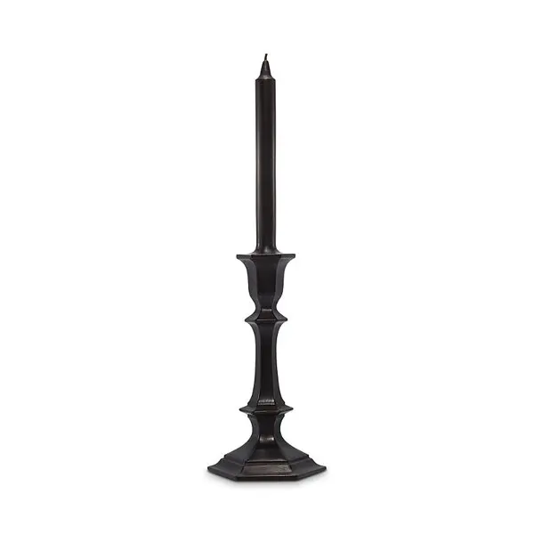 THE MARTHA, BY BACCARAT Harcourt Candlestick Candle, 12.32 Oz - Black