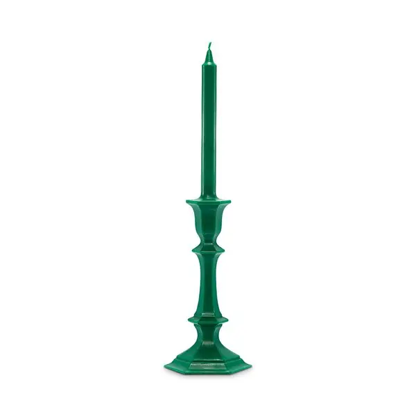 THE MARTHA, BY BACCARAT Harcourt Candlestick Candle, 12.32 Oz - Green