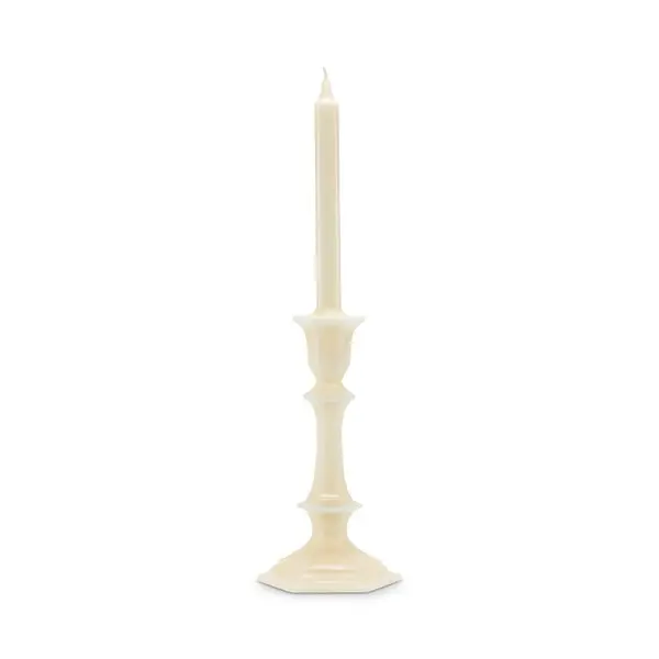 THE MARTHA, BY BACCARAT Harcourt Candlestick Candle, 12.32 Oz - White