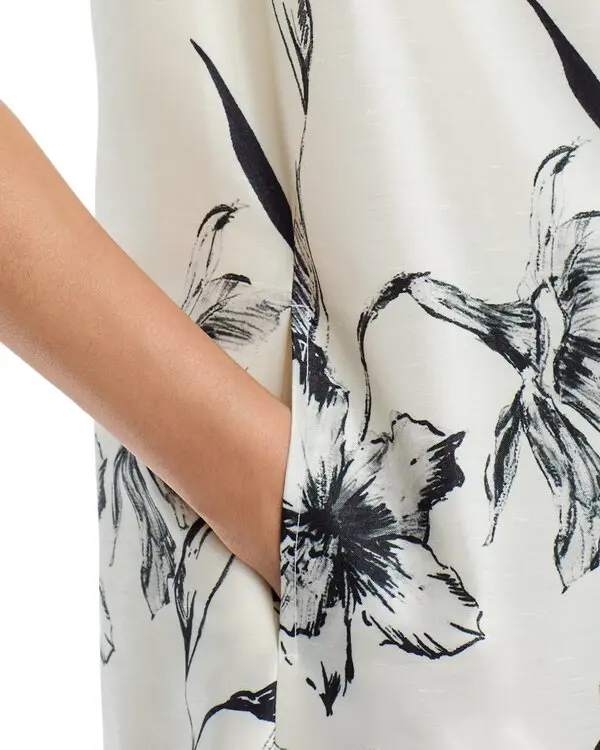 Caroline Rose Gianna Floral Print Shift Dress