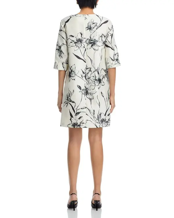 Caroline Rose Gianna Floral Print Shift Dress