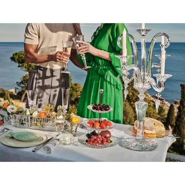THE MARTHA, BY BACCARAT Mille Nuits Tall Pastry Stand - No Color