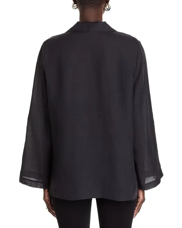 Michael Kors Tie Neck Top - Black