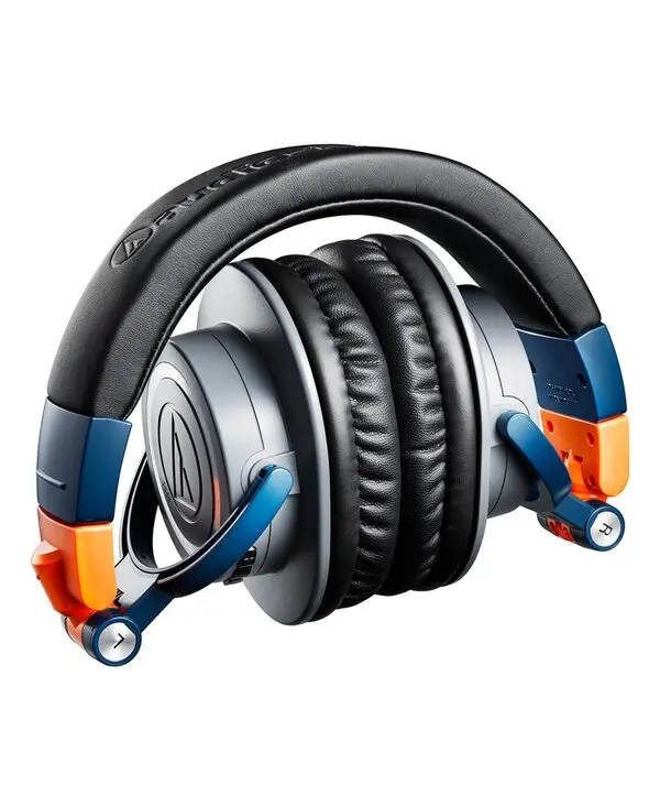 AUDIO-TECHNICA Wireless Over-ear Headphones - Blue/orange
