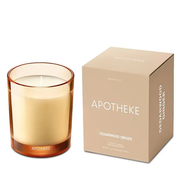 APOTHEKE Cedarwood Ginger Petite Scented Candle, 5 Oz - No Color