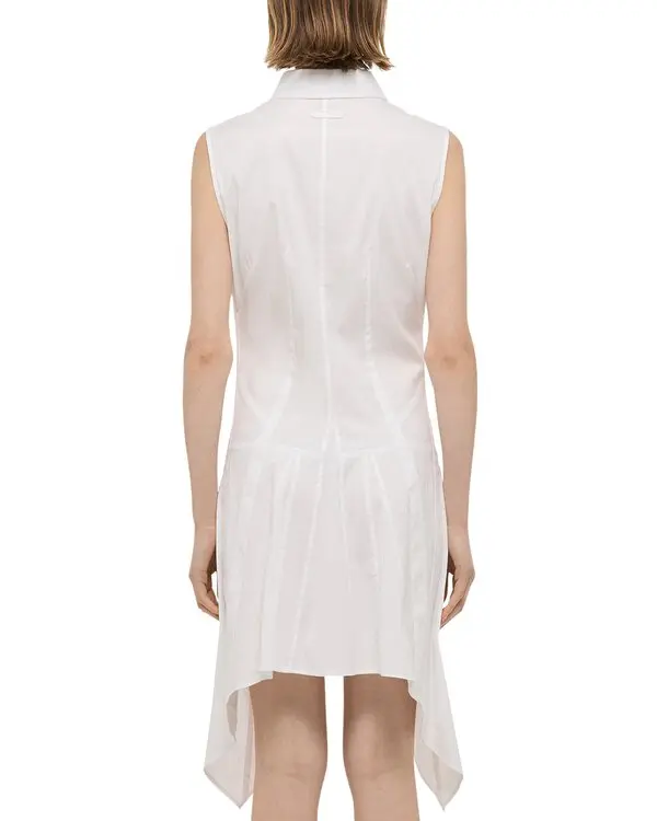 helmut lang asymmetrical shirt dress Helmut Lang // Brown Asymmetrical Shirt Dress  VSP Consignment