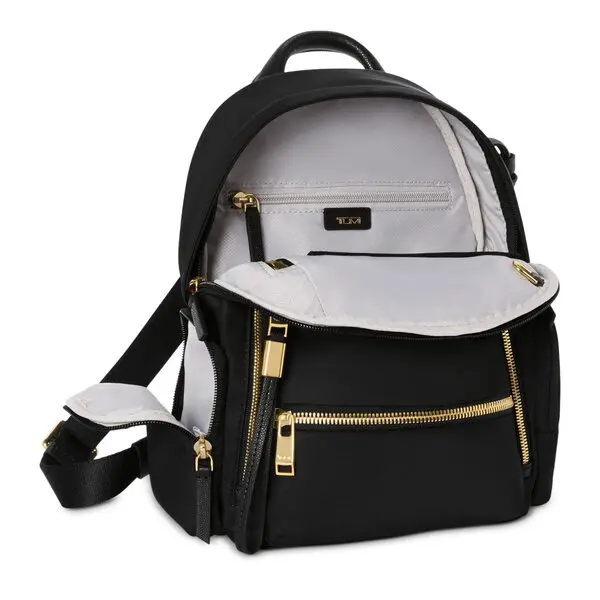 Tumi Voyageur Celina Small Backpack - Black/gold
