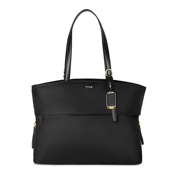 Tumi Voyageur Cam Large Tote - Black/gold