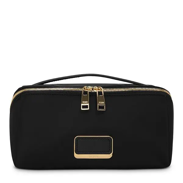 Tumi Voyageur Dallas Cosmetic Case - Black/gold