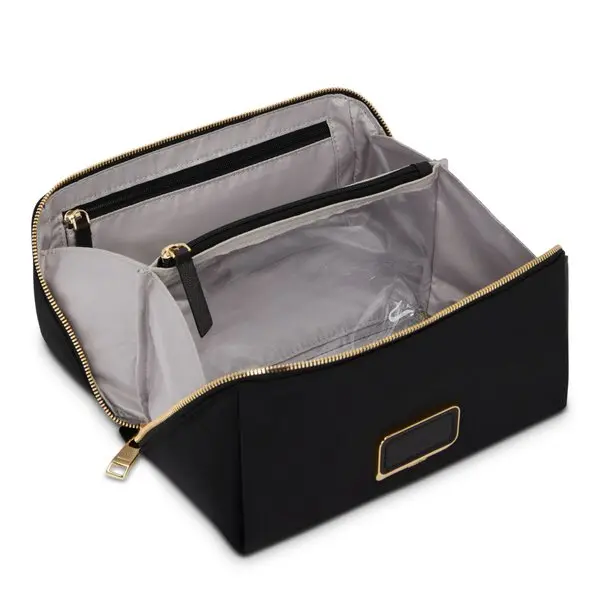 Tumi Voyageur Dallas Cosmetic Case - Black/gold