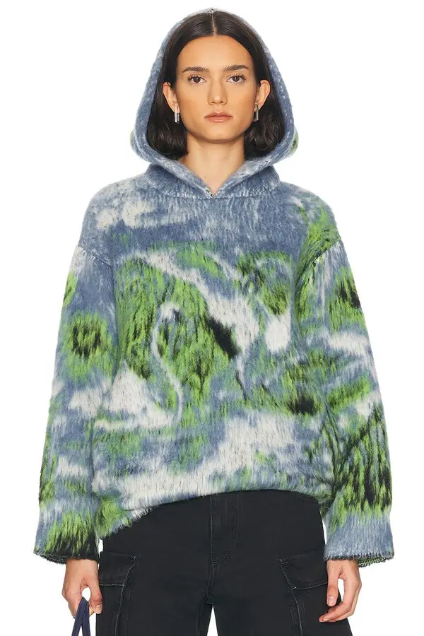 Attico Heavy Knit Hooded Sweater