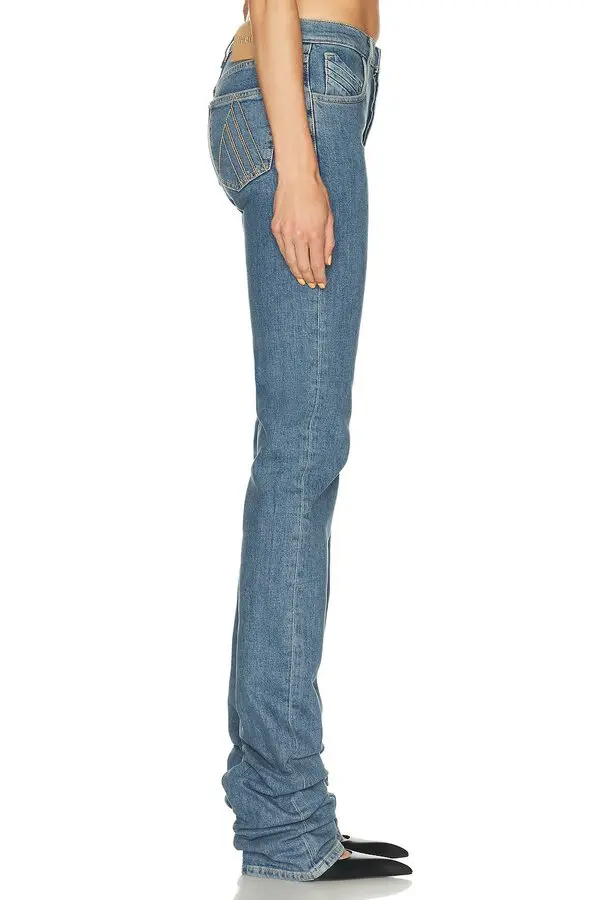 Attico Long Jeans - Sky Blue