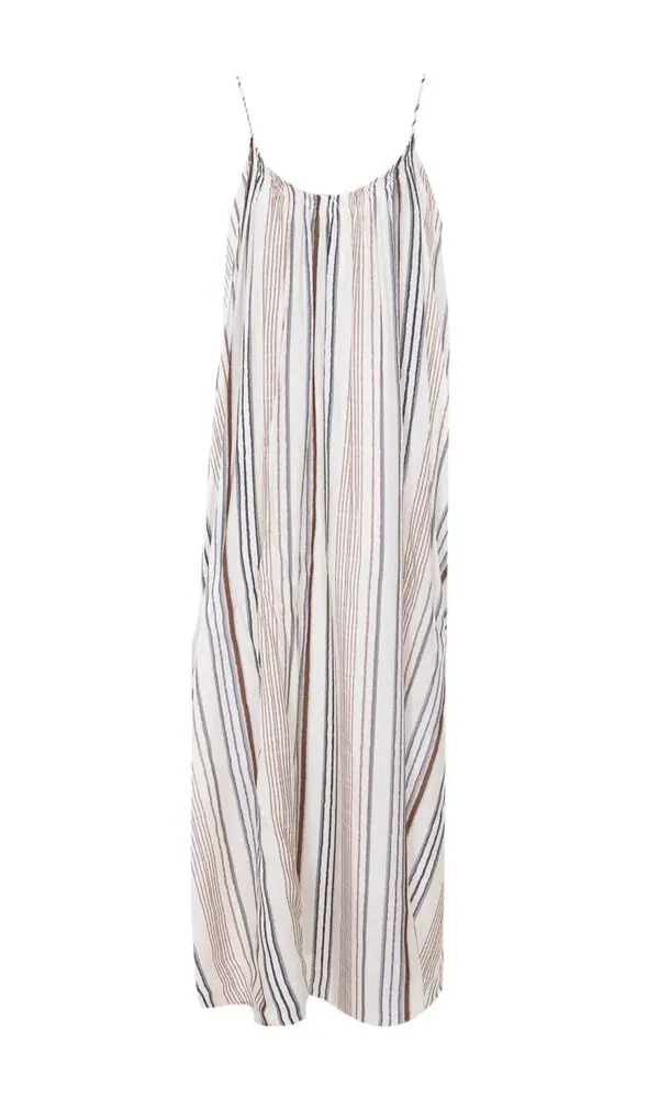 ELEH Indaco Long Dress - Beige