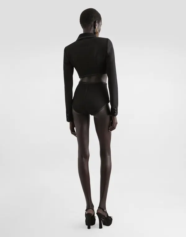 Dolce & Gabbana Short Wool Crepe Jacket