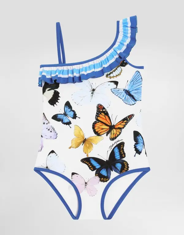 Dolce & Gabbana Butterfly One-piece Swimsuit - Print