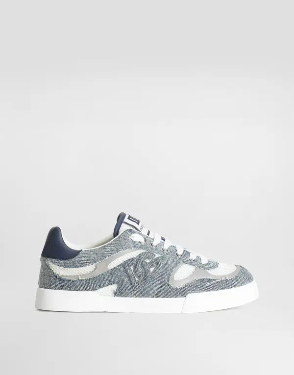 Dolce & Gabbana Denim Strobel Portofino Light Sneakers - Multicolor