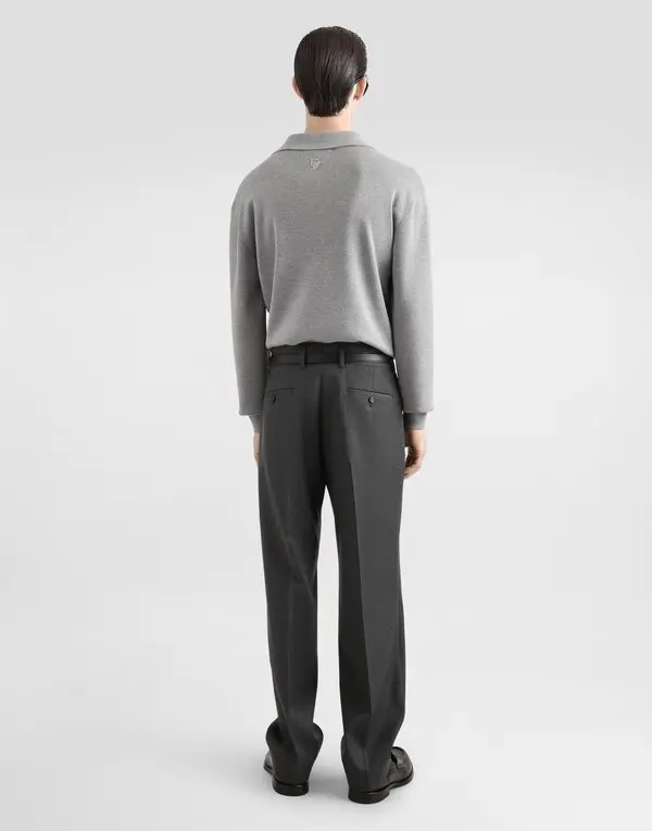 Dolce & Gabbana Tailored Wool Pants With Double Dart Detail