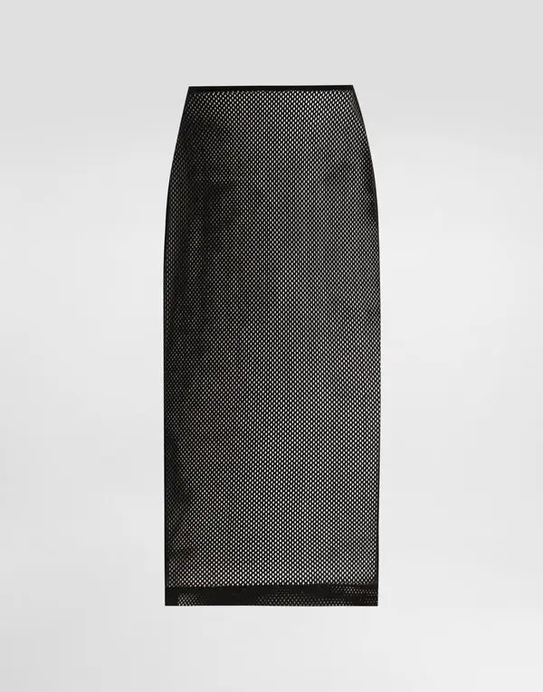 Dolce & Gabbana Mesh Midi Skirt