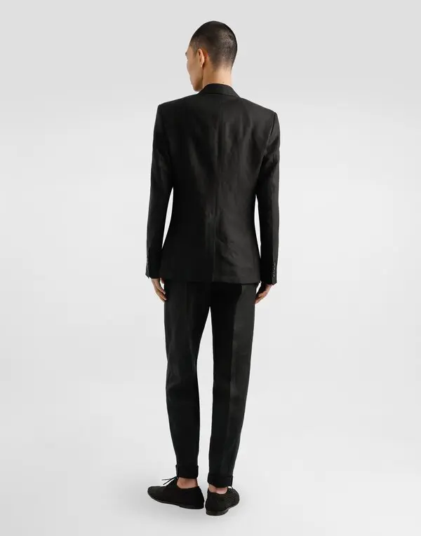 Dolce & Gabbana Single-breasted Linen Jacket