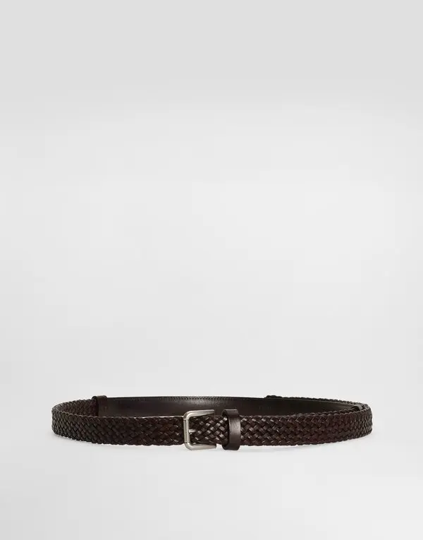 Dolce & Gabbana Calfskin Belt - Bordeaux