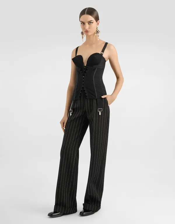 Dolce & Gabbana Lace Bodysuit With Conical Cups